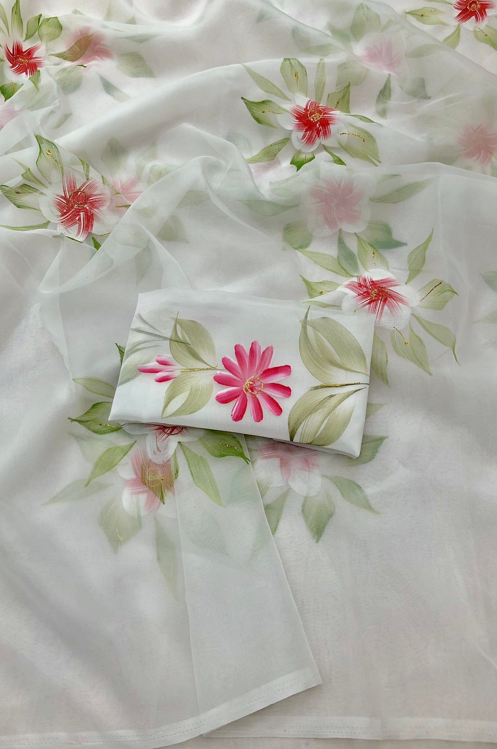 Miranda 2 Organza Hand Painted Saree